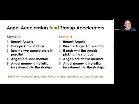 Funding a Startup Accelerator with an Angel Accelerator