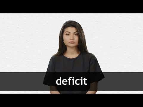 How to pronounce DEFICIT in American English