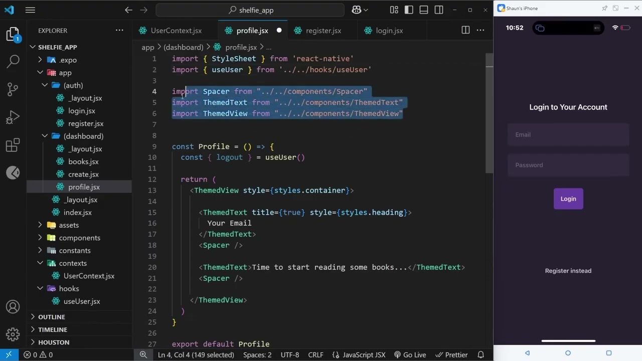 Vietnamese Complete React Native Tutorial #17   Logging Users Out