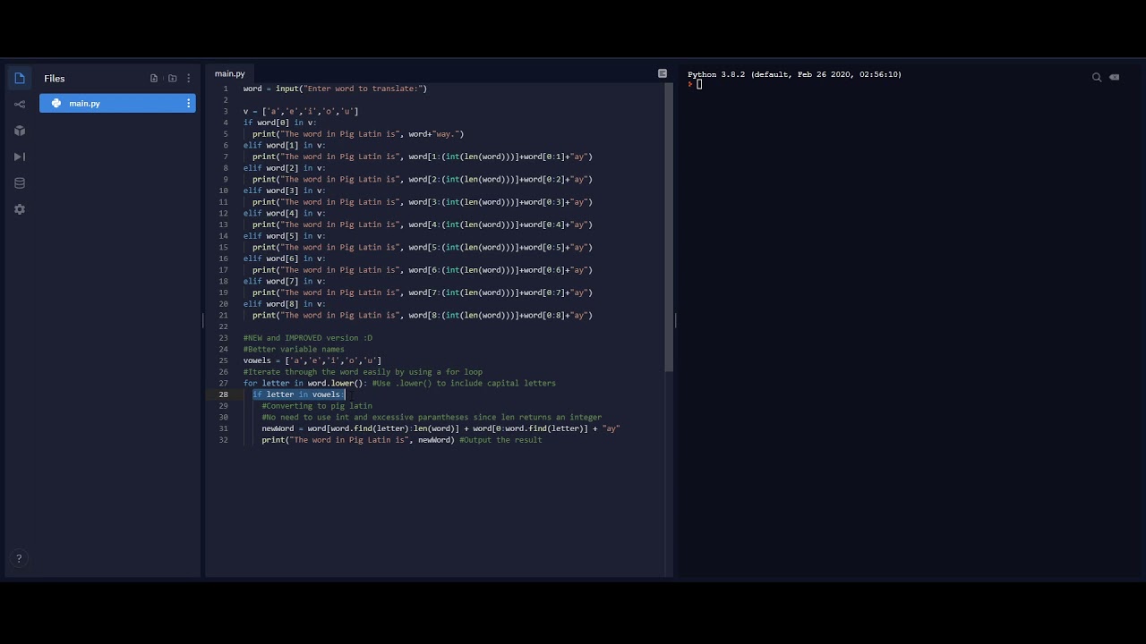 Simple Python Scripts #10 - Pig Latin Converter