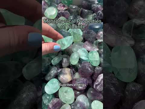Metaphysical Properties of Fluorite Crystals! #crystals #fluorite #metaphysical #smallbusiness