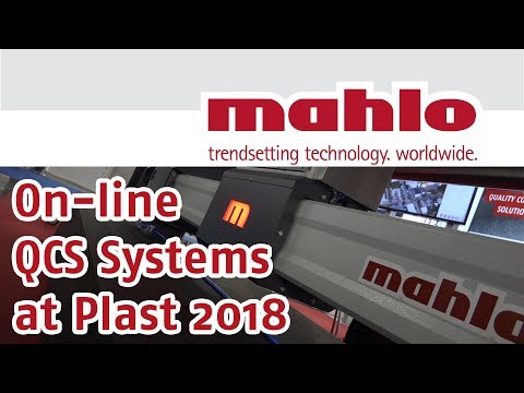 Mahlo's QCS system at Plast 2018 in Milan
