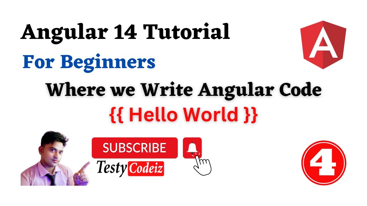 Angular 14 Tutorial for Beginners, write first Program in Angular, Hello World print in Angular