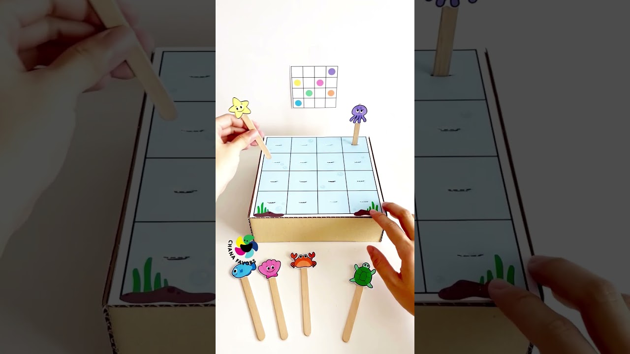 Sea Creature Match Printable #chanafavors