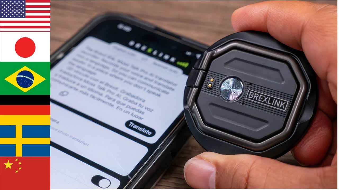Unlock Global Communication: Brexlink Mosstalk Pro AI Translator & Recorder - 140+ Languages!