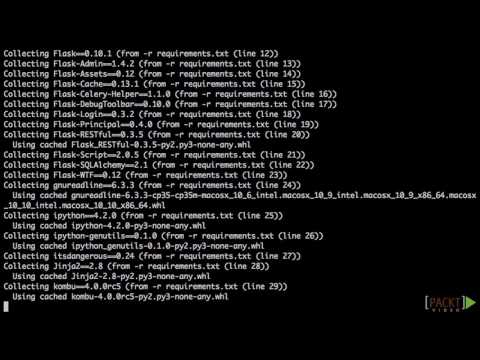 Learn Mastering Flask Preparing Dependencies for Deploying | packtpub com - Mind Luster