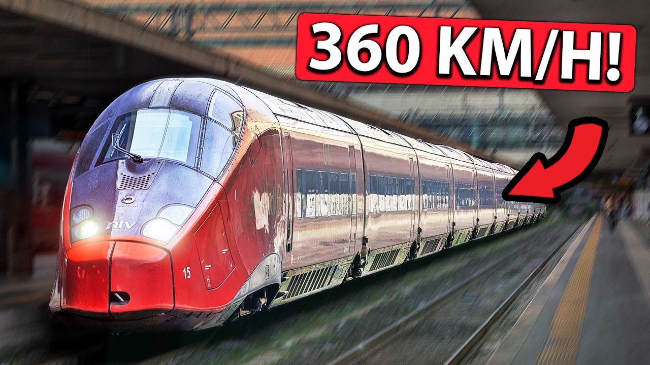 Rome to Milan NONSTOP in UNDER 3 HOURS on Italo’s INCREDIBLE AGV High-Speed Train