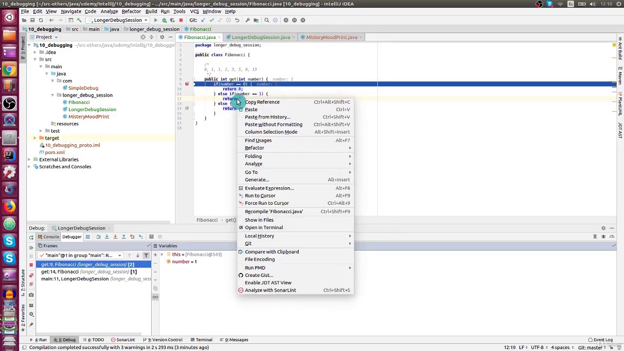 11.4 Step Out and Run to Cursor