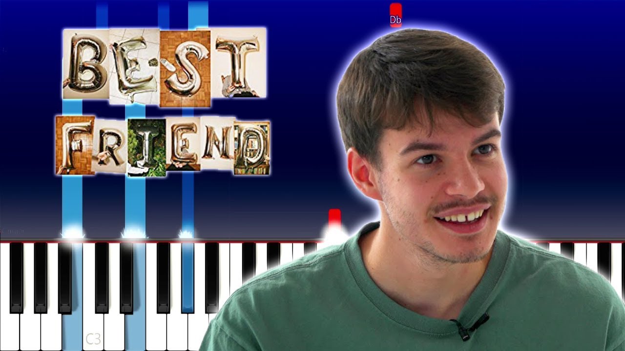 Rex Orange County - Best Friend (Piano Tutorial)