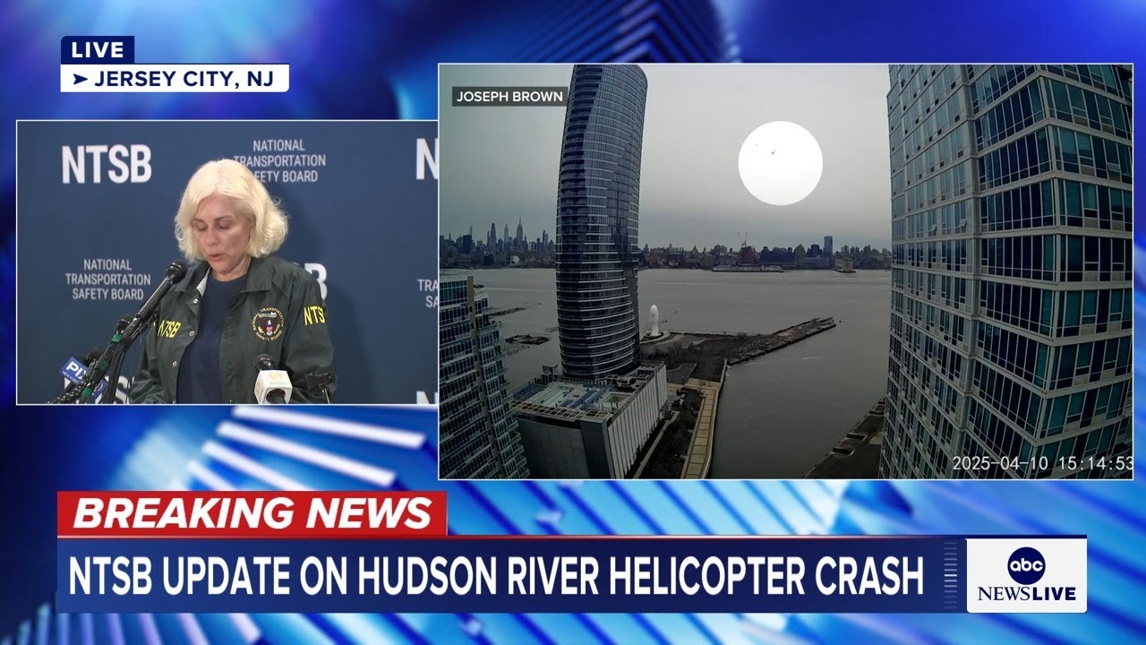 NTSB gives update on deadly Hudson River chopper crash: LIVE COVERAGE