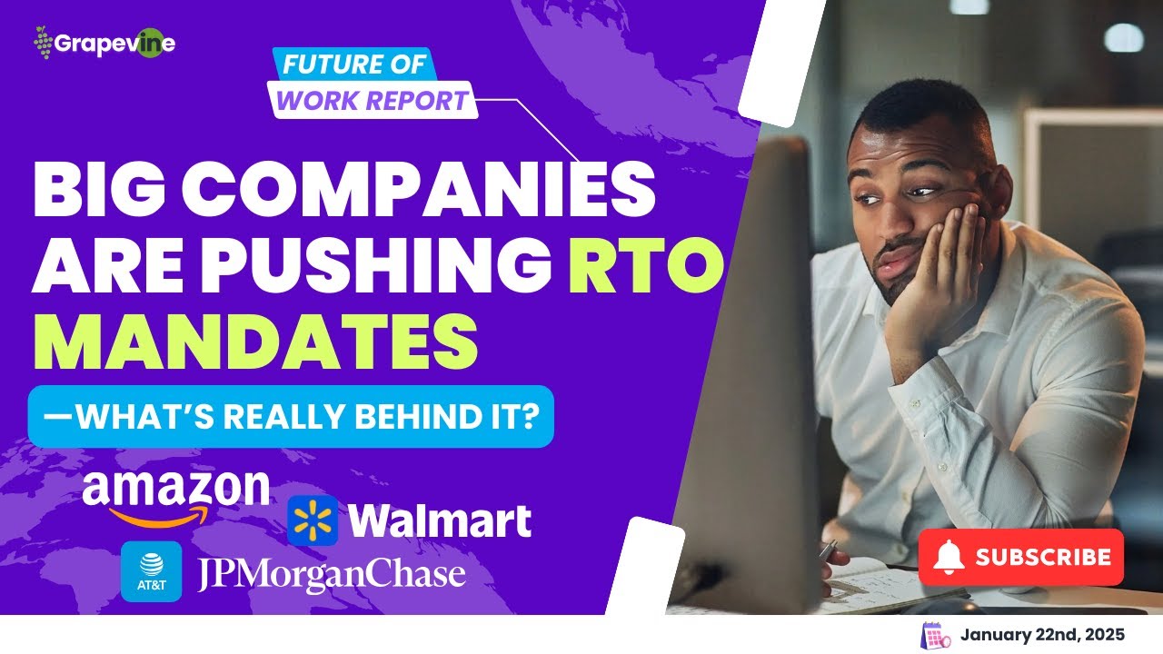 Big Companies Are Pushing RTO Mandates—What’s REALLY Behind It? | Amazon, JPMorgan, Trump [1/22/25]