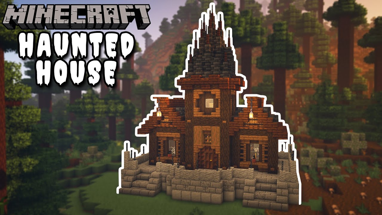 Minecraft - Haunted Halloween House Tutorial (How to Build) - Minecraft ...