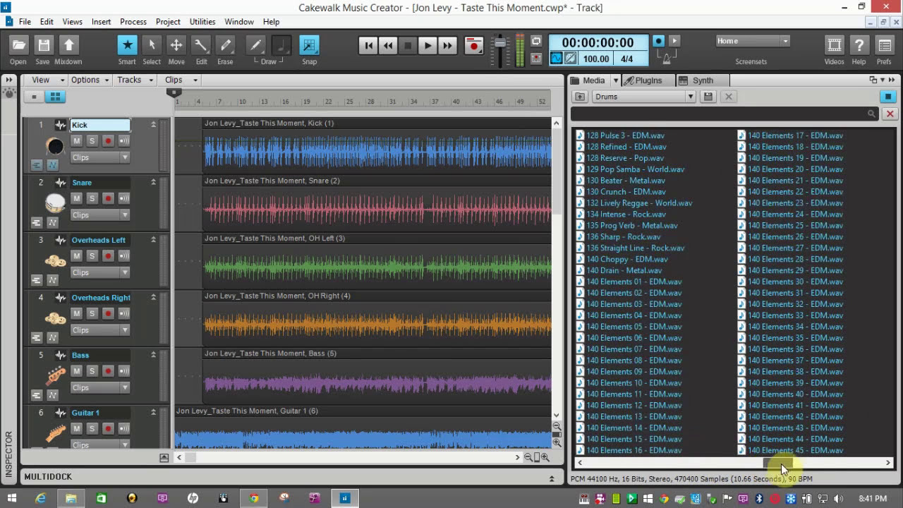Multi-track Audio Recording Software for under $20 - Cakewalk Music Creator 7