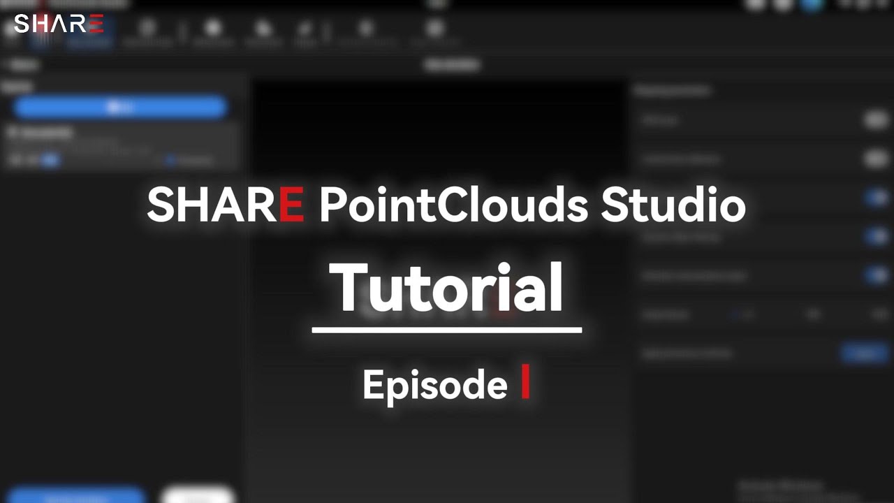SHARE PointClouds Studio Tutorial – Ep. 1 | Open, Analyze & Export Data