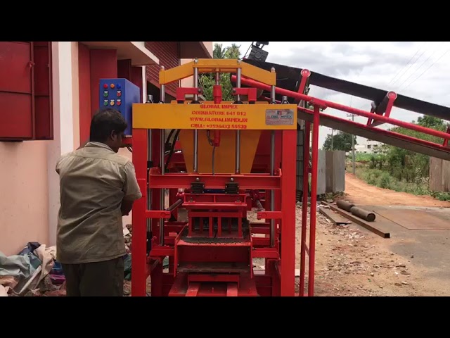 Concrete Block Making Machines - Manual Concrete Block Making Machine Manufacturer from Coimbatore