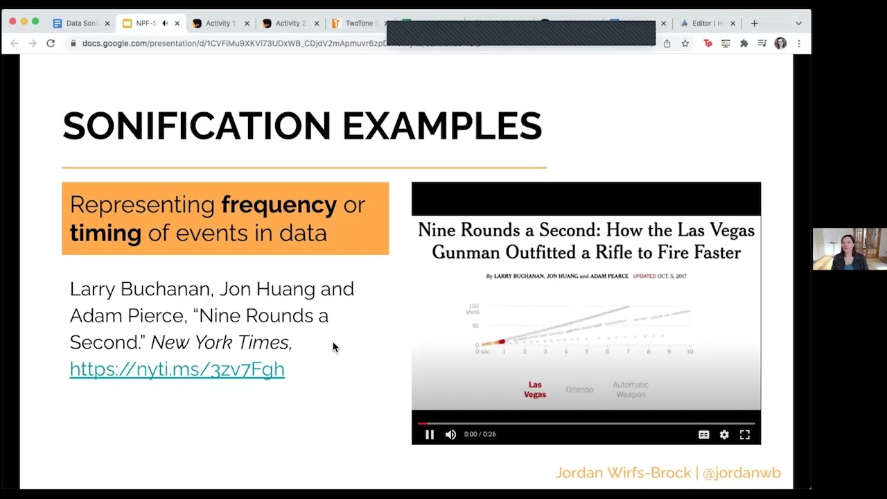 Data Sonification: ‘Charts’ for Radio?
