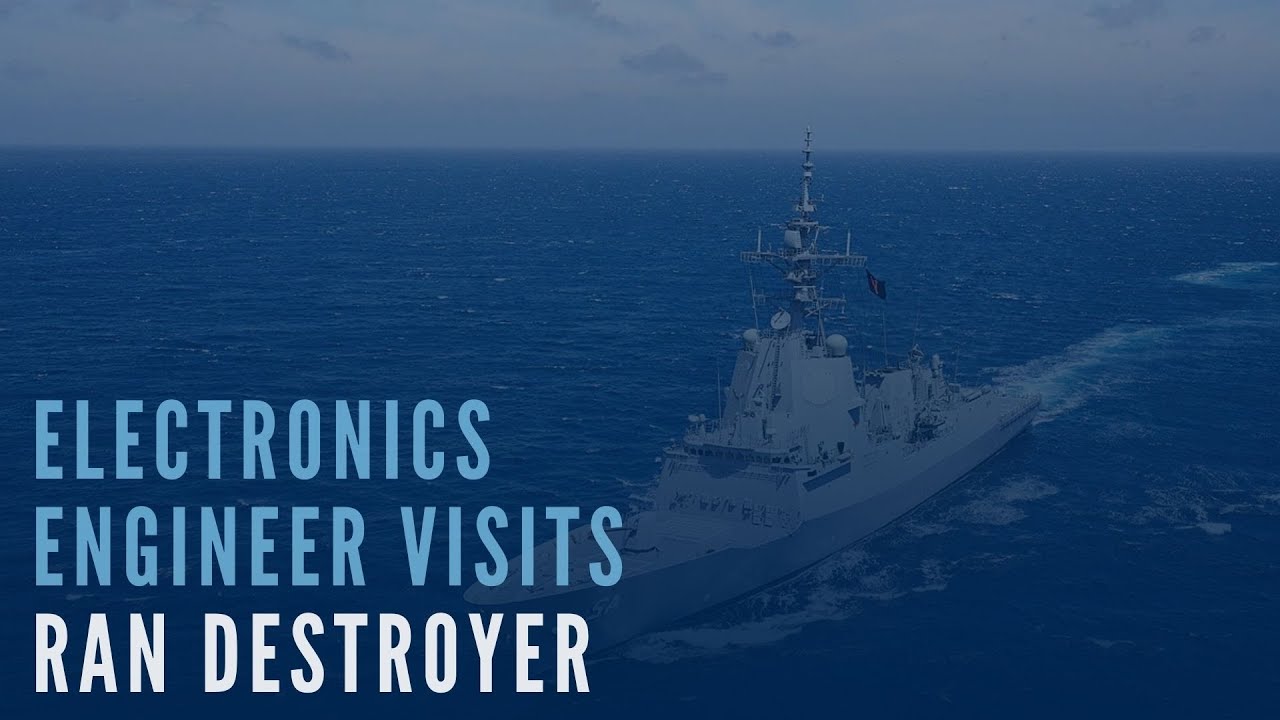 Electronics Engineer on Navy's most advanced ship