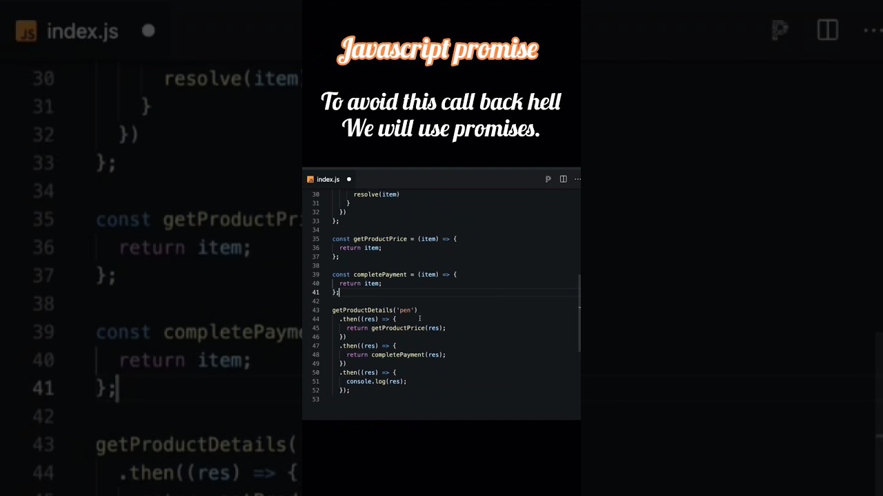Js Callback, callback hell, promise and why we use promise?🔥🔥 #shorts #ytshorts #js #frontend