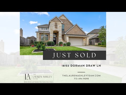 SOLD | 18123 Dorman Draw Lane, Houston, TX 77044 | Bridges on Lake Houston