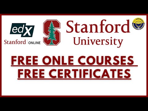 Stanford University USA Online - Stanford University Free Online Courses 2023-2024