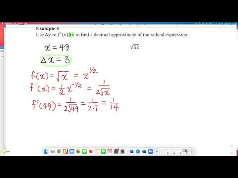 MTH 261 Section 3.6 Example 4