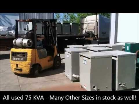 For Sale 75 KVA Transformers Dry Type General Electric
