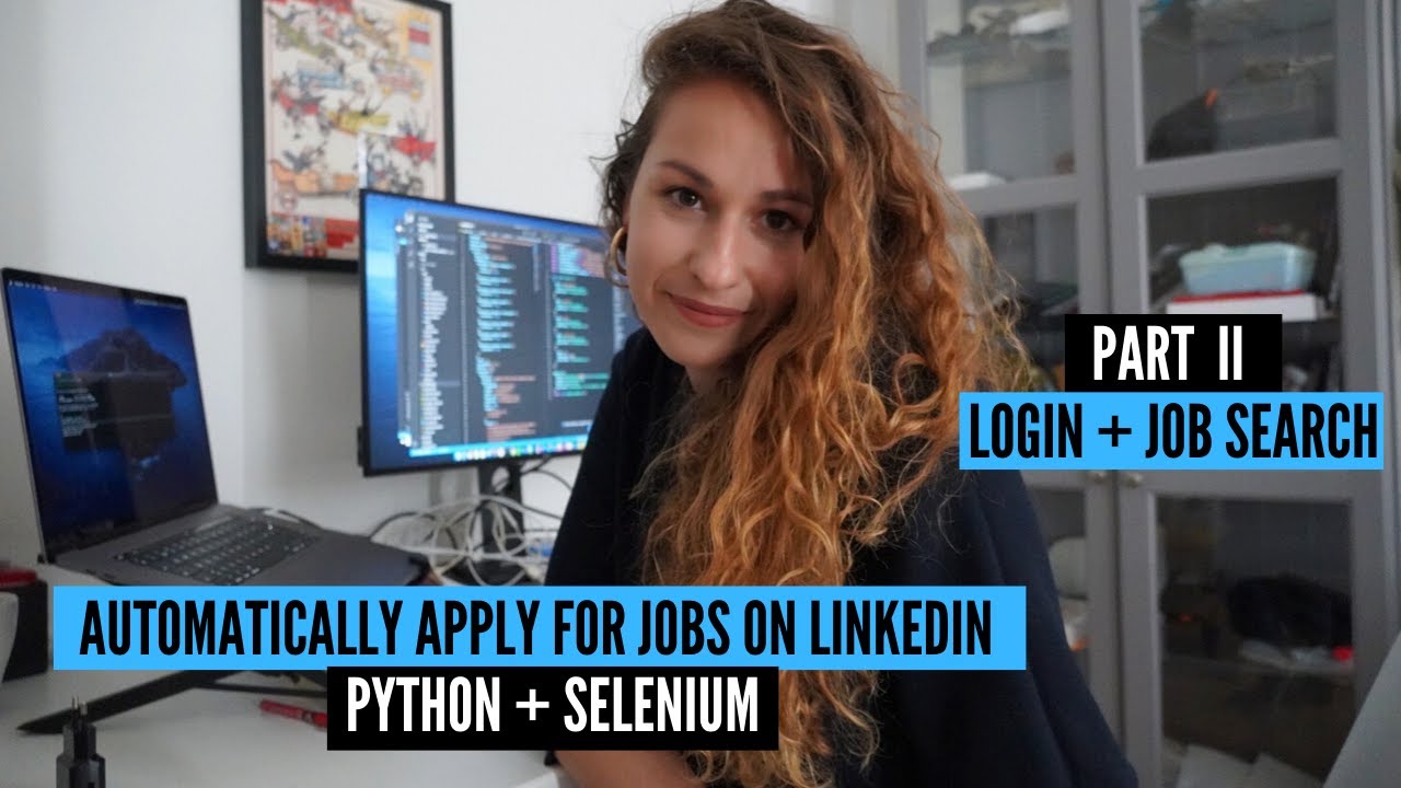 Automatically apply for jobs on LinkedIn (Python + Selenium): Login and Job Search