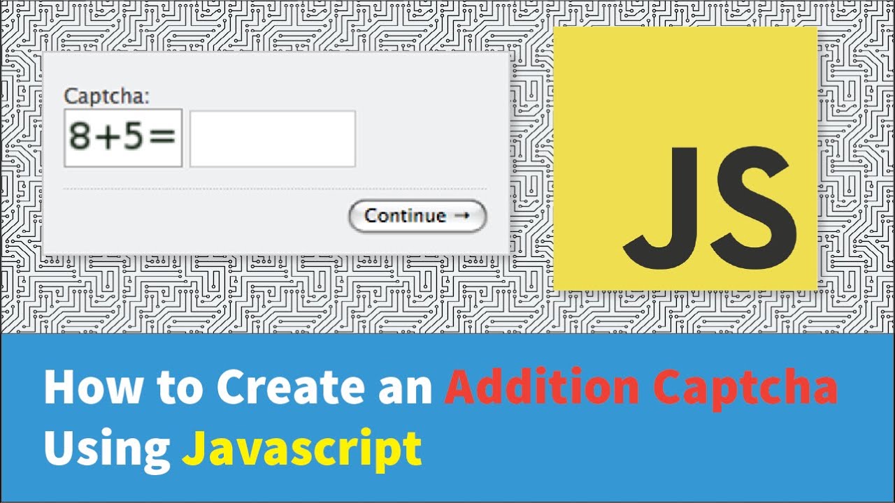 How to Create an Addition Captcha Using Javascript