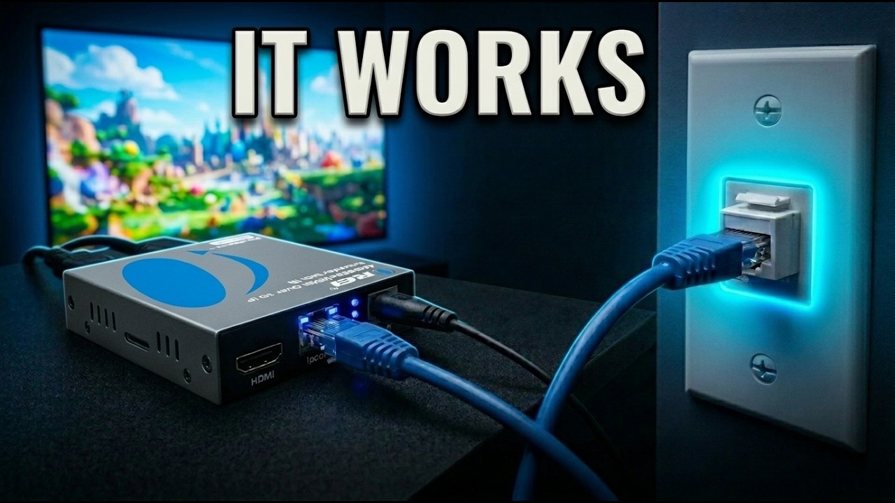 I Sent HDMI Video Through My Network… And It Actually Worked!