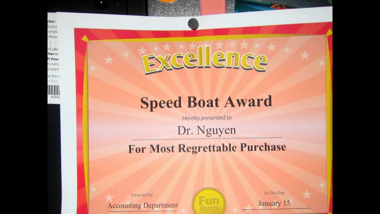 Funny Certificates