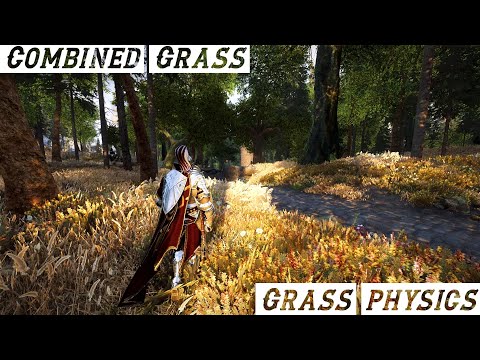 Skyrim Combined Grass-QW Patch | Grass Physics-ENB Complex Grass & Grass Collision | Tutorial 2022
