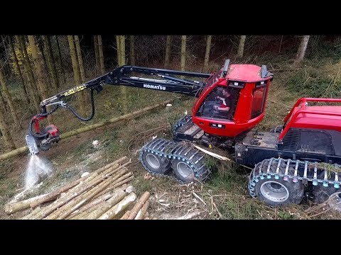 Harvester Komat´su 931 XC | HSM 208F Forwarder |