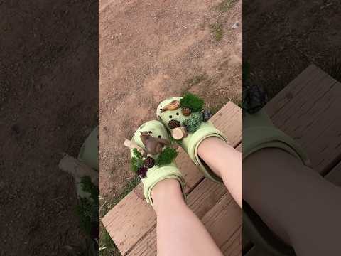 RENFAIRE CROCS! #renfaire #crocs #evermorepark #jibbitz #shorts