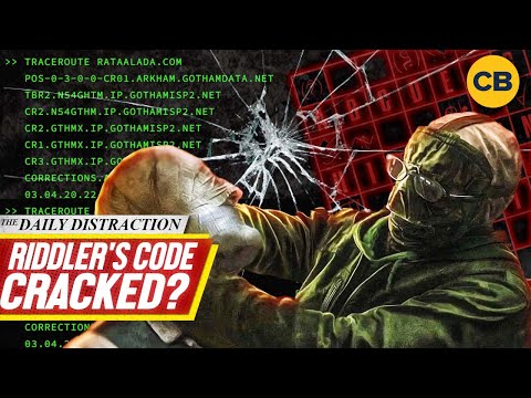 The Riddler's Code Cracked? Daily Distraction #shorts