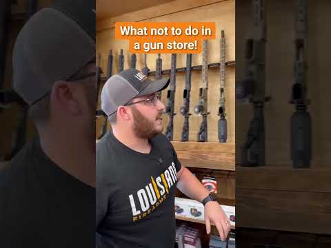 DON'T do this in a gun store! (via @LouisianaFirearms )
