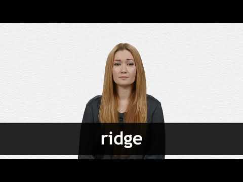 RIDGE - Definition & Translations | Collins English Dictionary