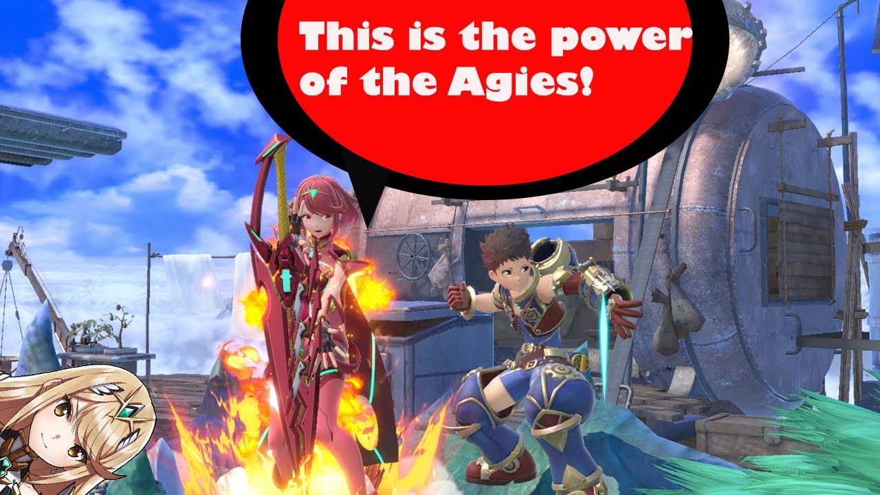 I LOVE PYRA IN SMASH | SMASH ULTIMATE MONTAGE