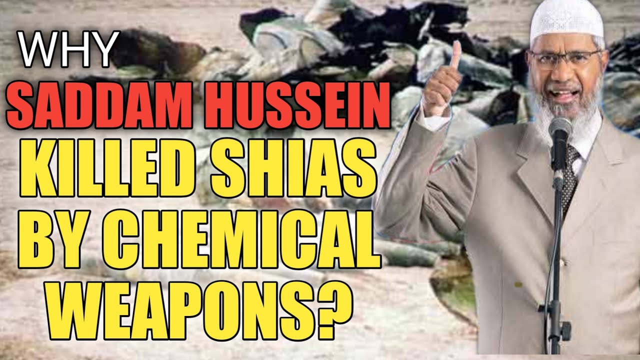 WHY SADDAM HUSSEIN KILLED SHIAS BY CHEMICAL WEAPONS?