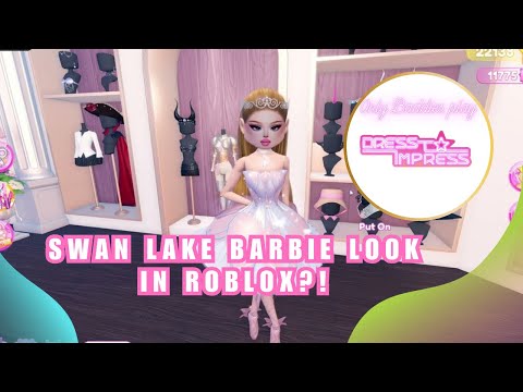 Swan Lake Barbie Look in Roblox?! ððĶĒ Here's How to Create It in Dress to Impress!