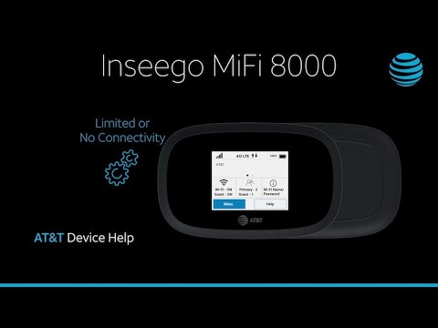 Learn about Limited or No Connectivity of the Inseego MiFi 8000 | AT&T Wireless