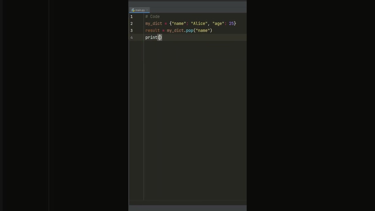 Can You Guess the Output of This Python Dictionary Method? #programming #coding #python