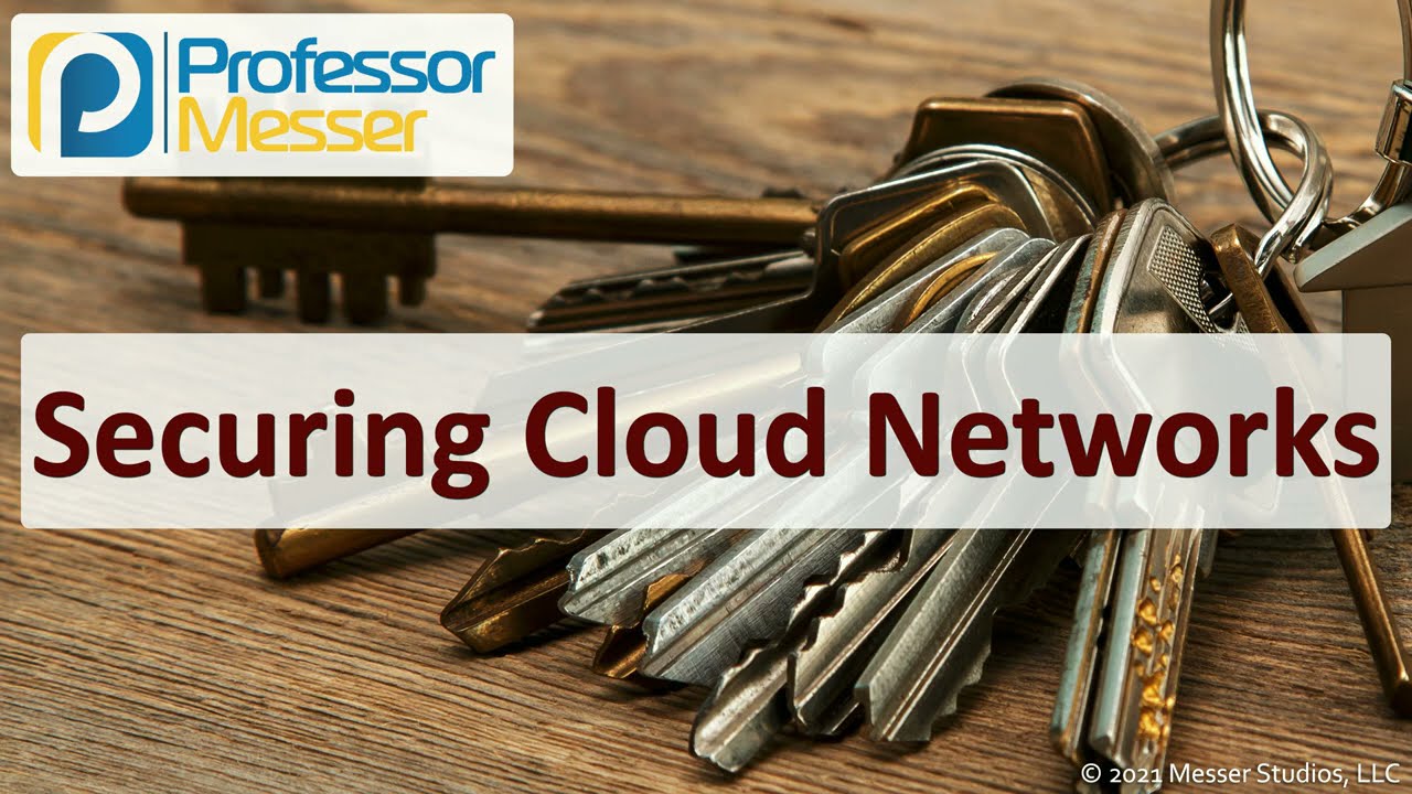 Securing Cloud Networks - SY0-601 CompTIA Security+ : 3.6