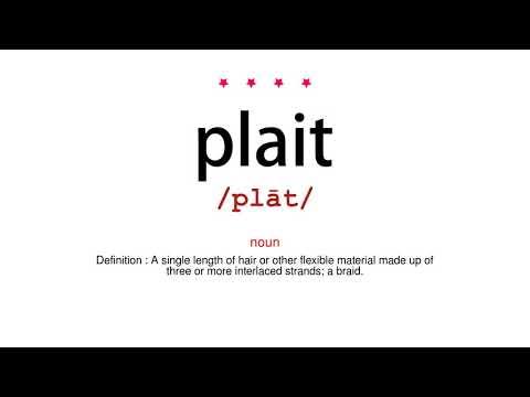 How to pronounce plait - Vocab Today