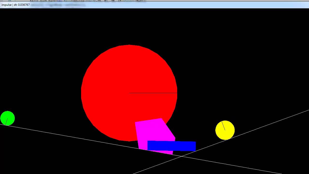 Impulse Physics Engine - Log 5
