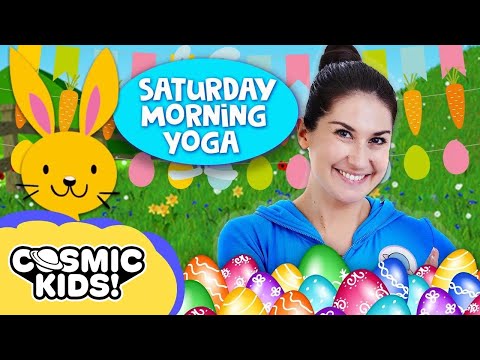 Peter Cottontail and the Tickly Monkeys: Saturday Morning Yoga | Cosmic Kids