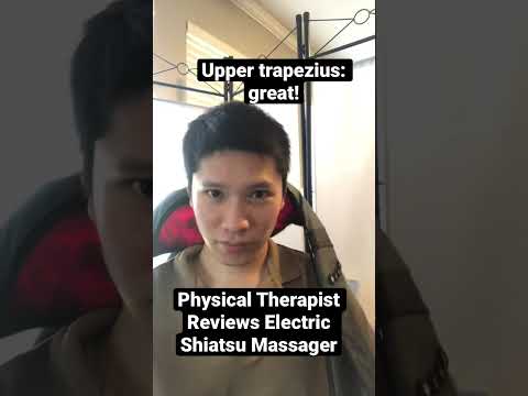 Physical Therapist Reviews Electric Shiatsu Neck/Back Massager | Honest Review