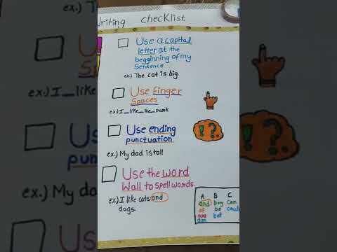 WRITING CHECKLIST l ZOYA STUDY l CLASS 7