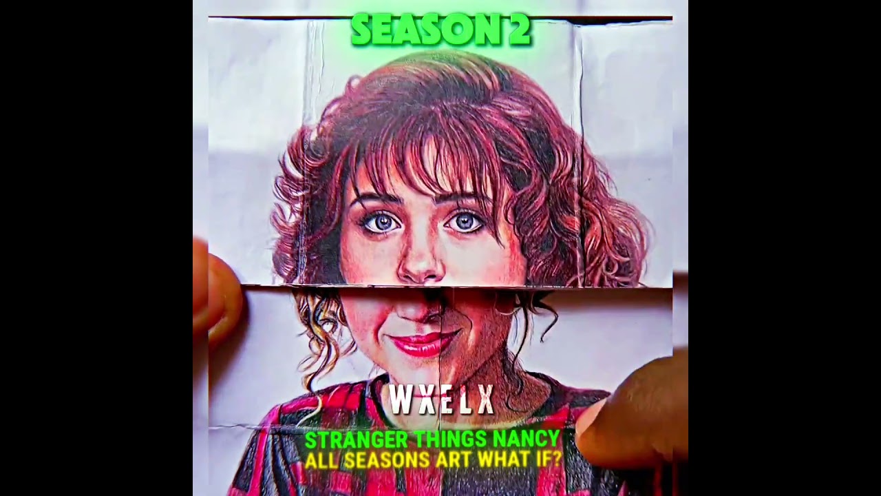 Drawing all faces of Nancy 💀🔥#strangerthings #art