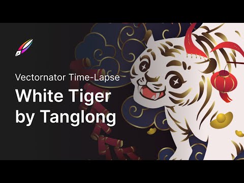 White Tiger by Tanglong | Linearity Curve Time-lapse