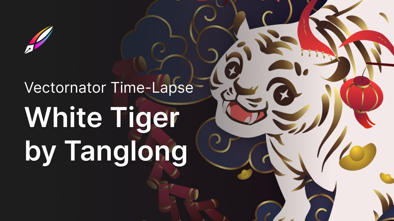 White Tiger by Tanglong  | Linearity Curve Time-lapse